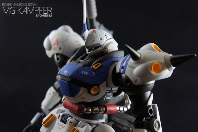 MG 1/100 RX-18SE Kampfer Amuro Custom by ChrisPabz | Rio X Teir