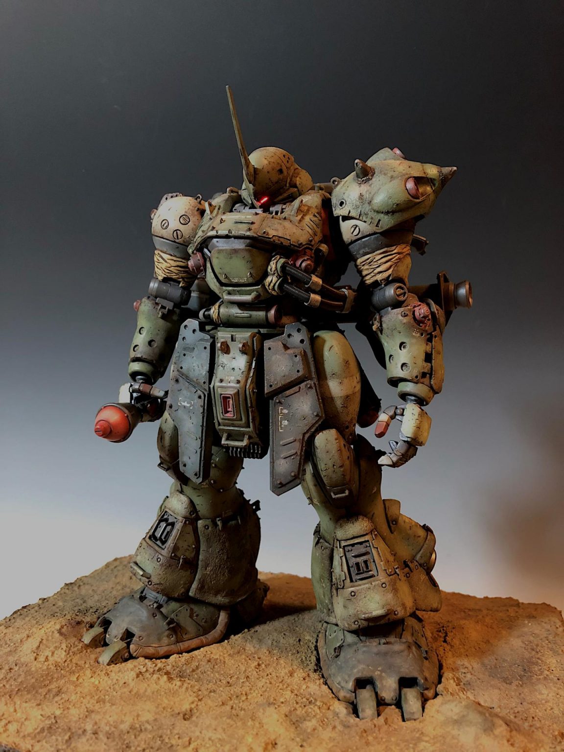 MG 1/100 MS-18E Kampfer Repaired Custom Work by baby19730911 | Rio X Teir