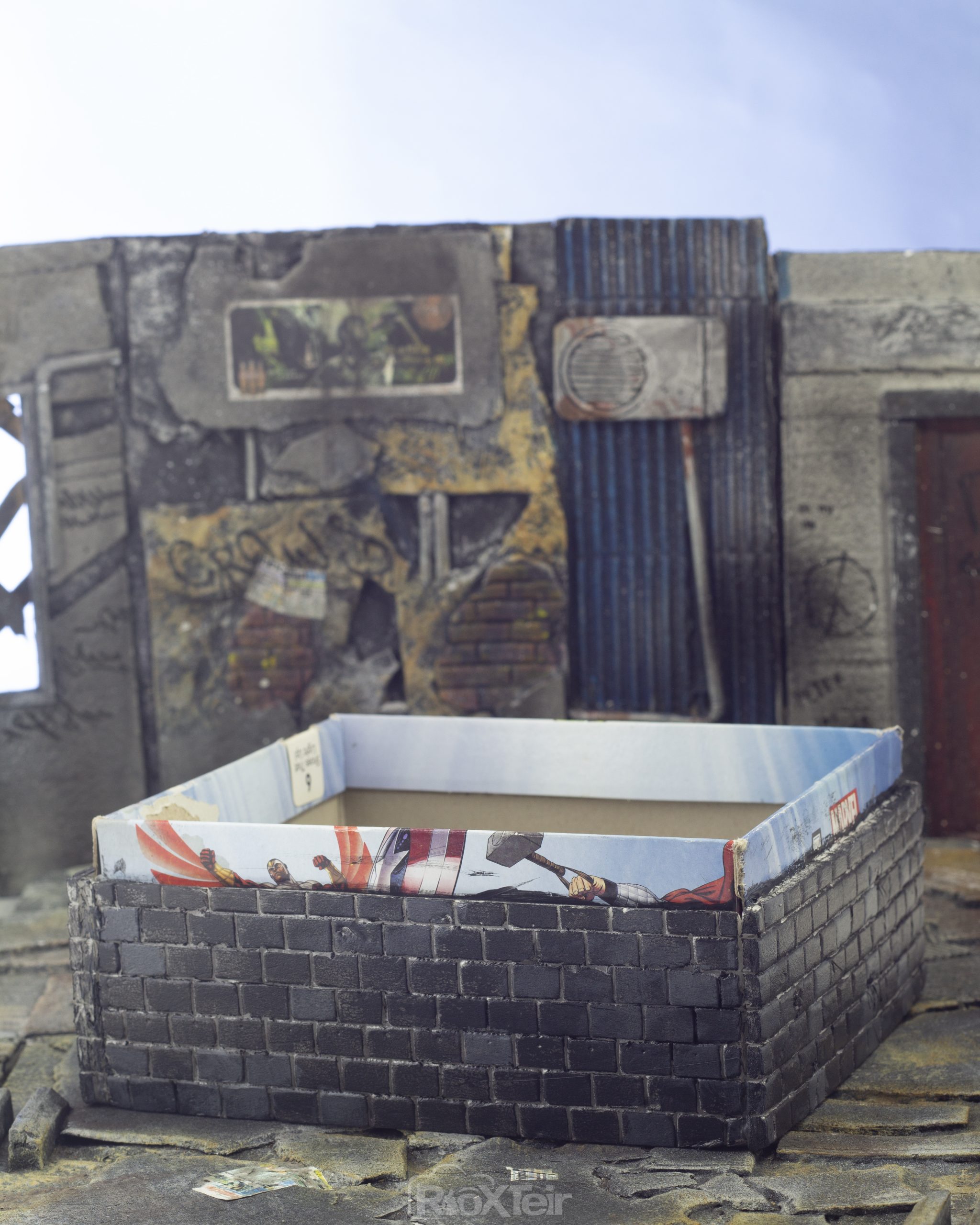 Storage Box Rooftop Diorama Made by RioXTeir | Rio X Teir