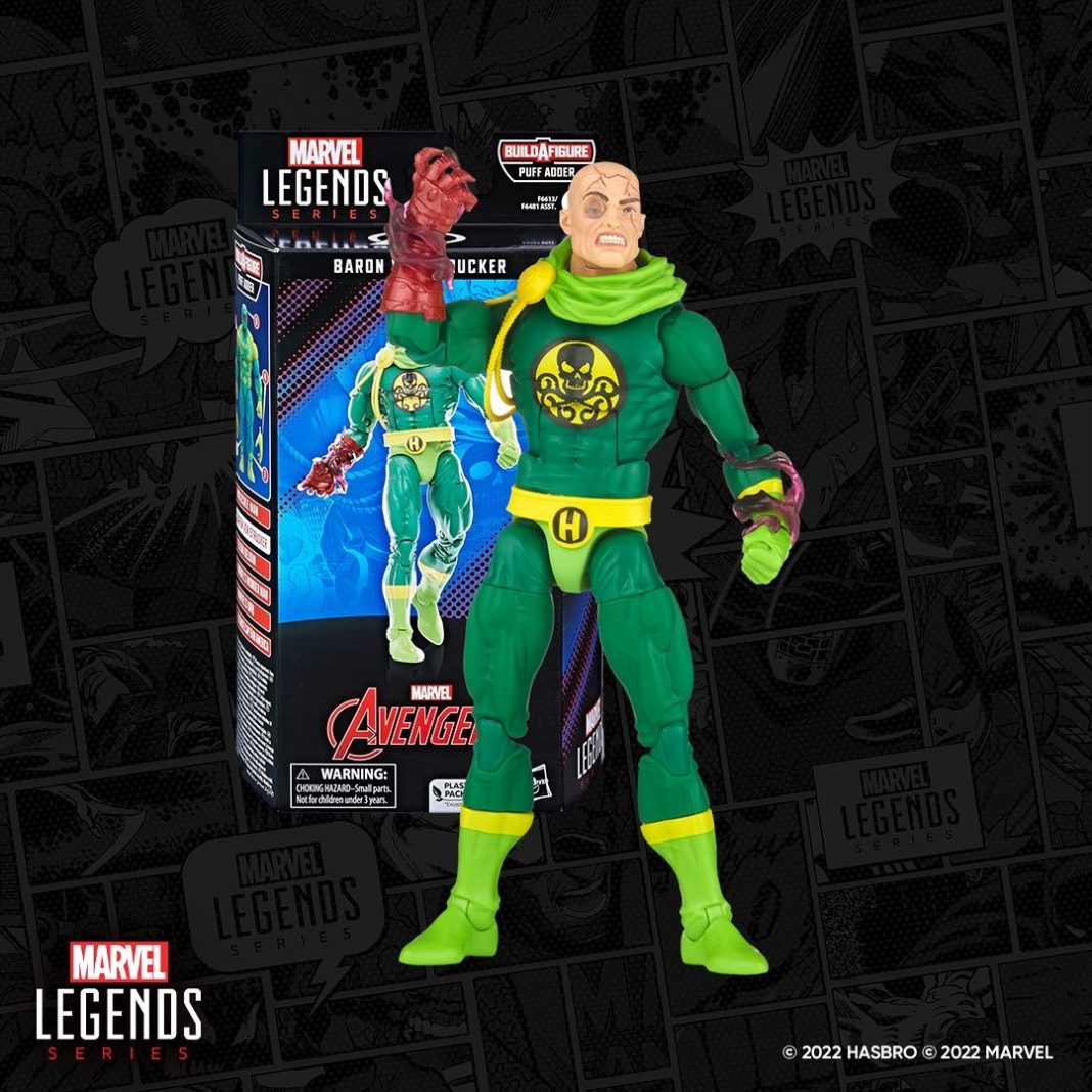 Marvel Legends Series Avengers 2023 Wave BAF Puff Adder | Rio X Teir