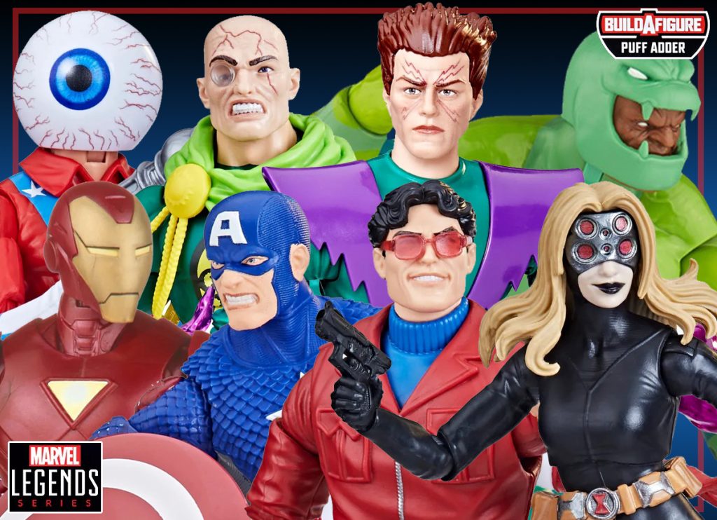 Marvel Legends Series Avengers 2023 Wave BAF Puff Adder | Rio X Teir