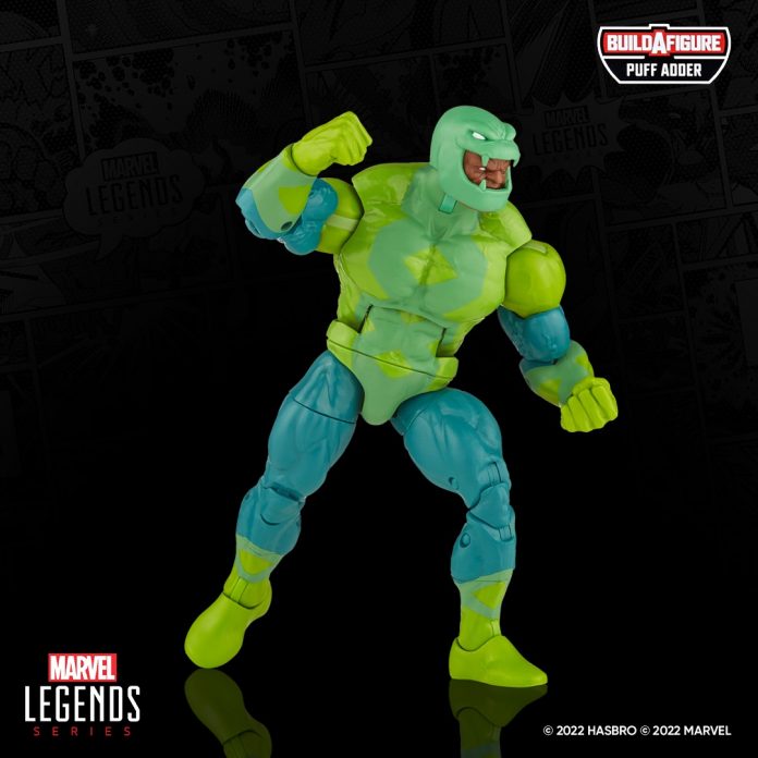 Marvel Legends Series Avengers 2023 Wave BAF Puff Adder | Rio X Teir